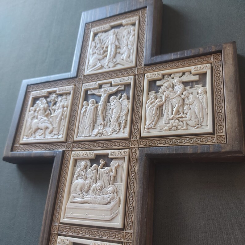 Lectern Cross.wall Cross.the Entrance of the Lord Into - Etsy
