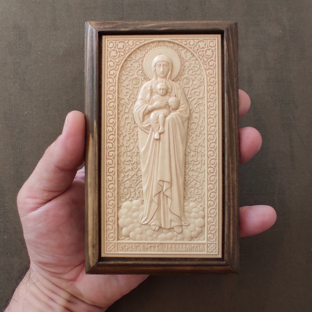 Valaam Icon of the Mother of God. the Image of the Most Holy Theotokos ...