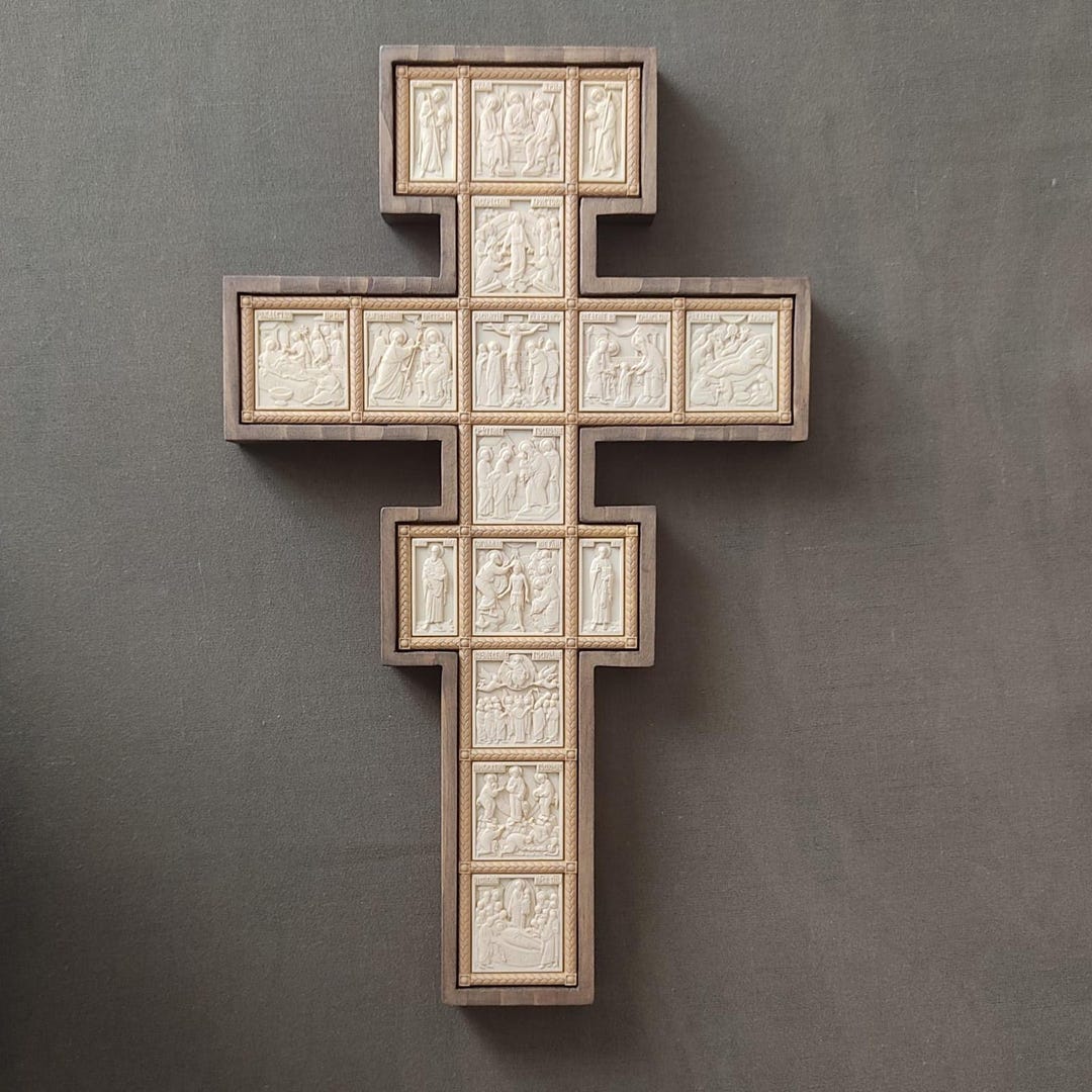 Lectern Cross.wall Cross.the Entrance of the Lord Into Jerusalem.the ...