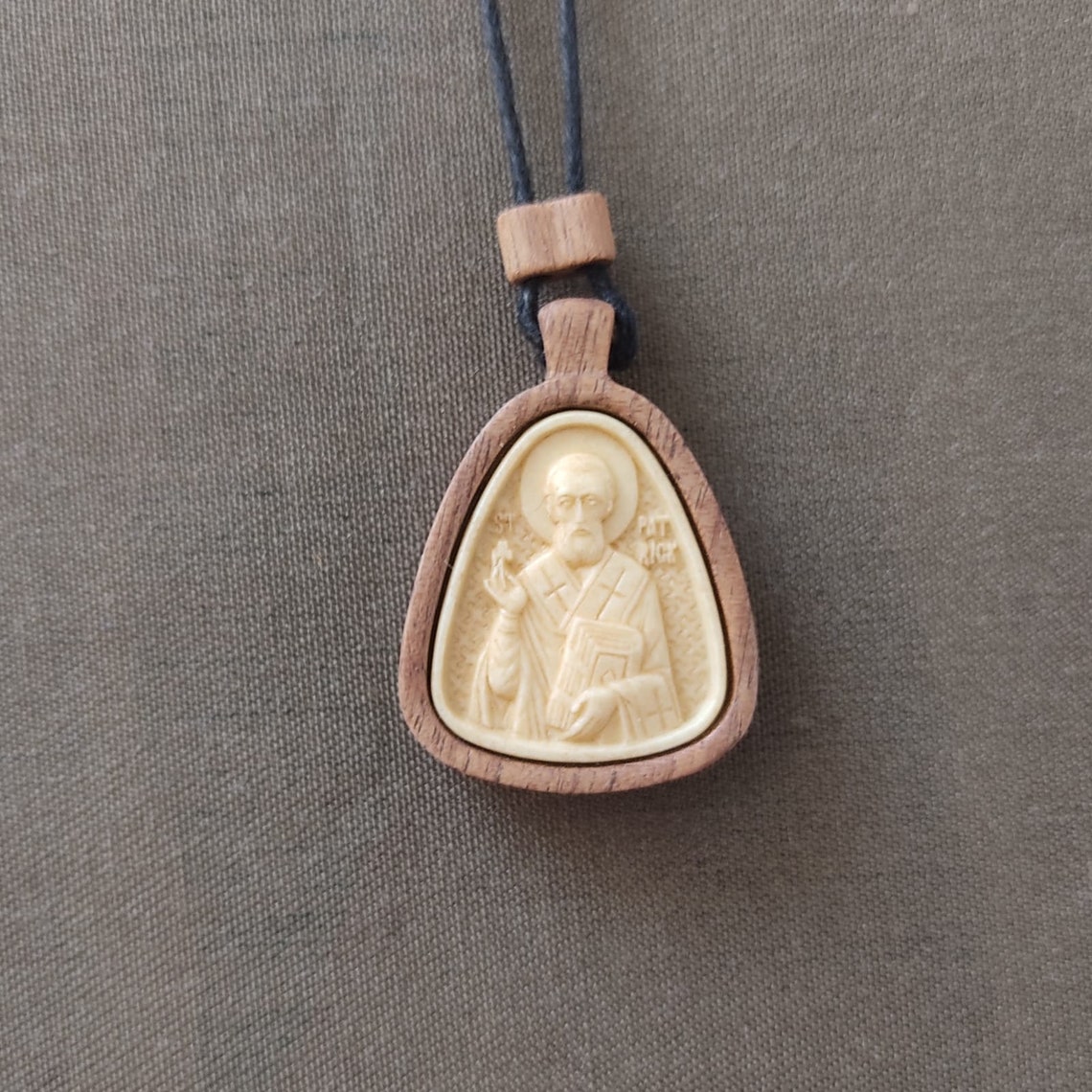St. Patrick. Pendant Around the Neck. A Christian Saint.the - Etsy
