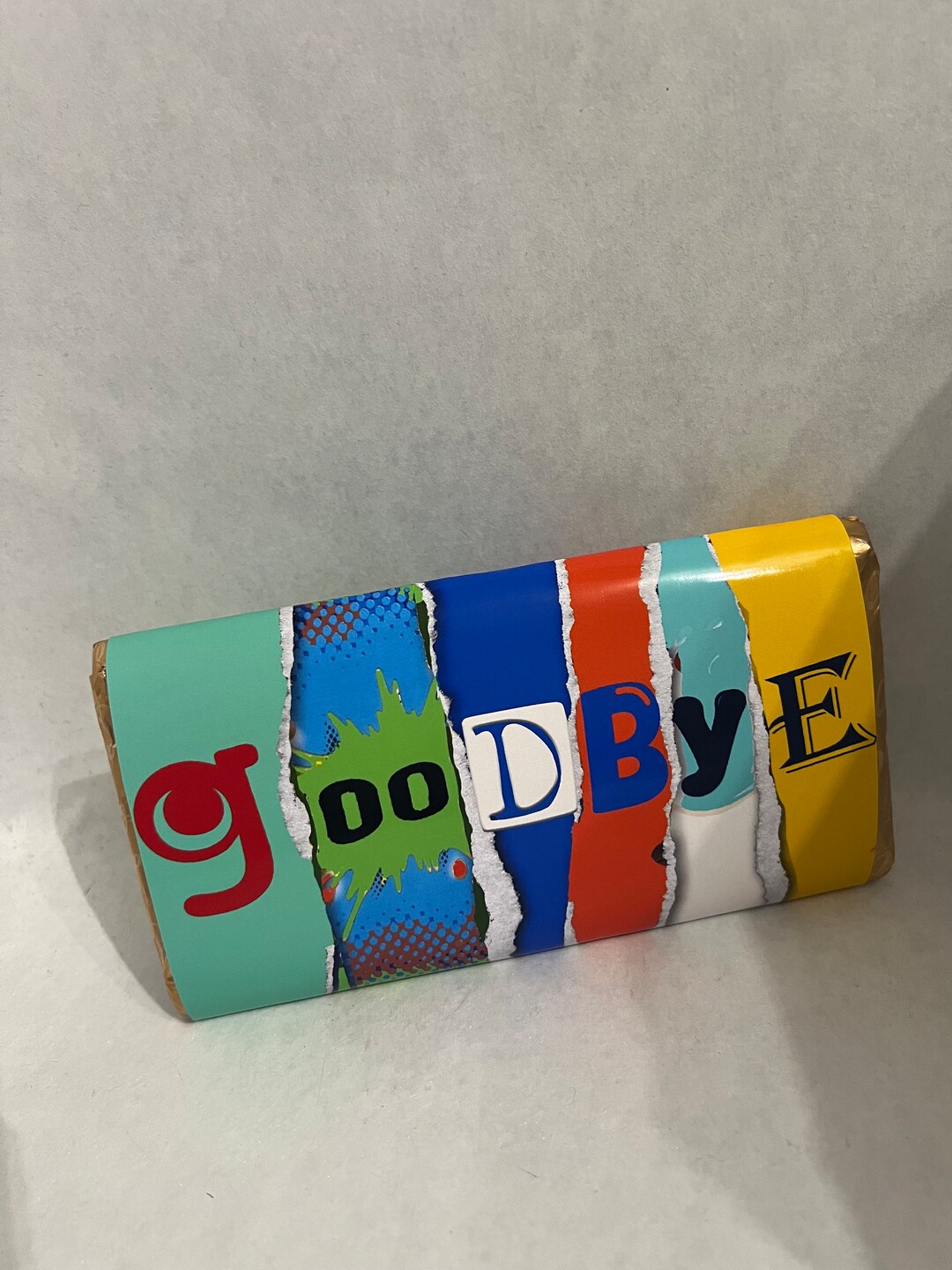 Goodbye, Leaving, Chocolate Bar & Wrapper.for Xmas, Easter,birthdays ...