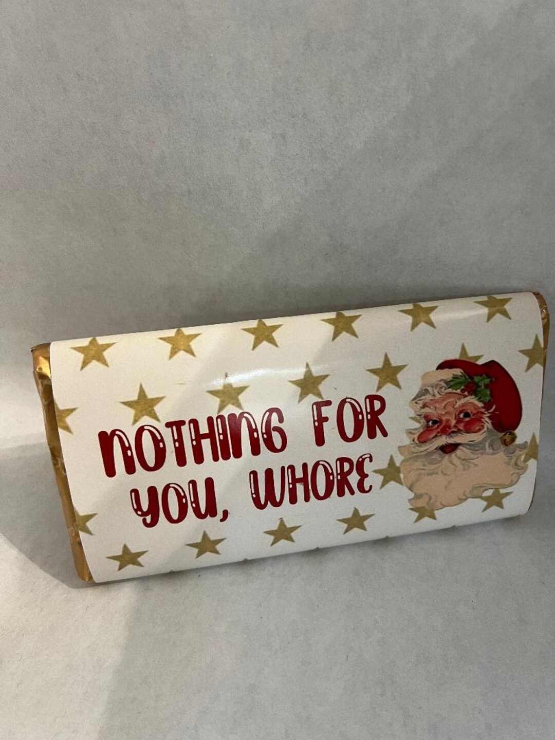 Christmas Whore, Funny, Joke, Rude Chocolate Bar Wrapper - Digital ...