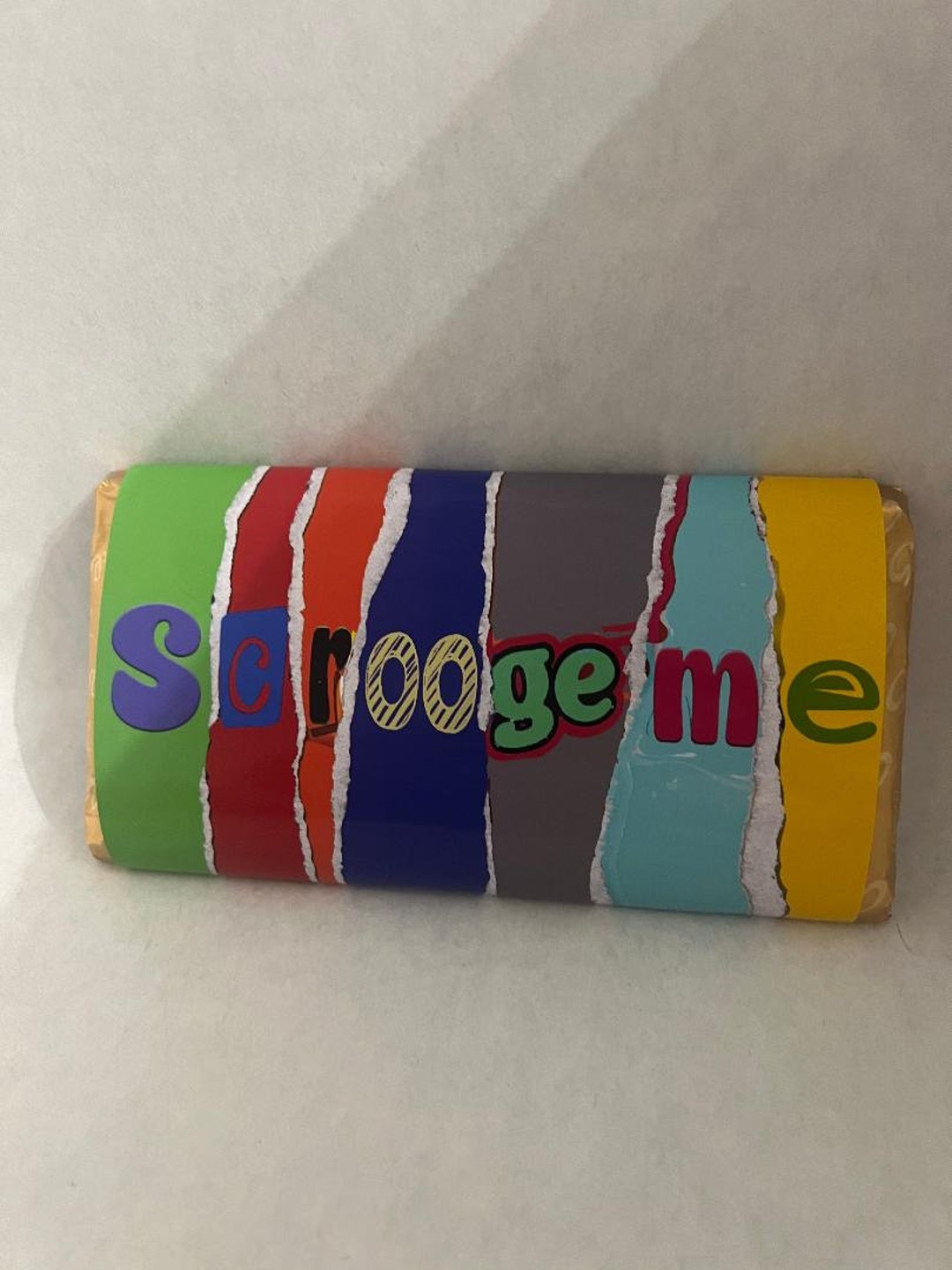 Christmas, Scrooge Me, Rude,funny Chocolate Bar Wrapper - Digital ...