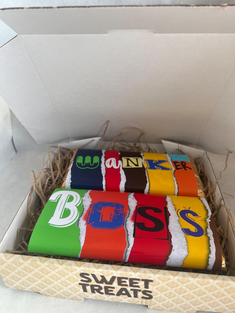 Wanker Boss Chocolate Gift Box: Funny Rude Joke Present - Etsy