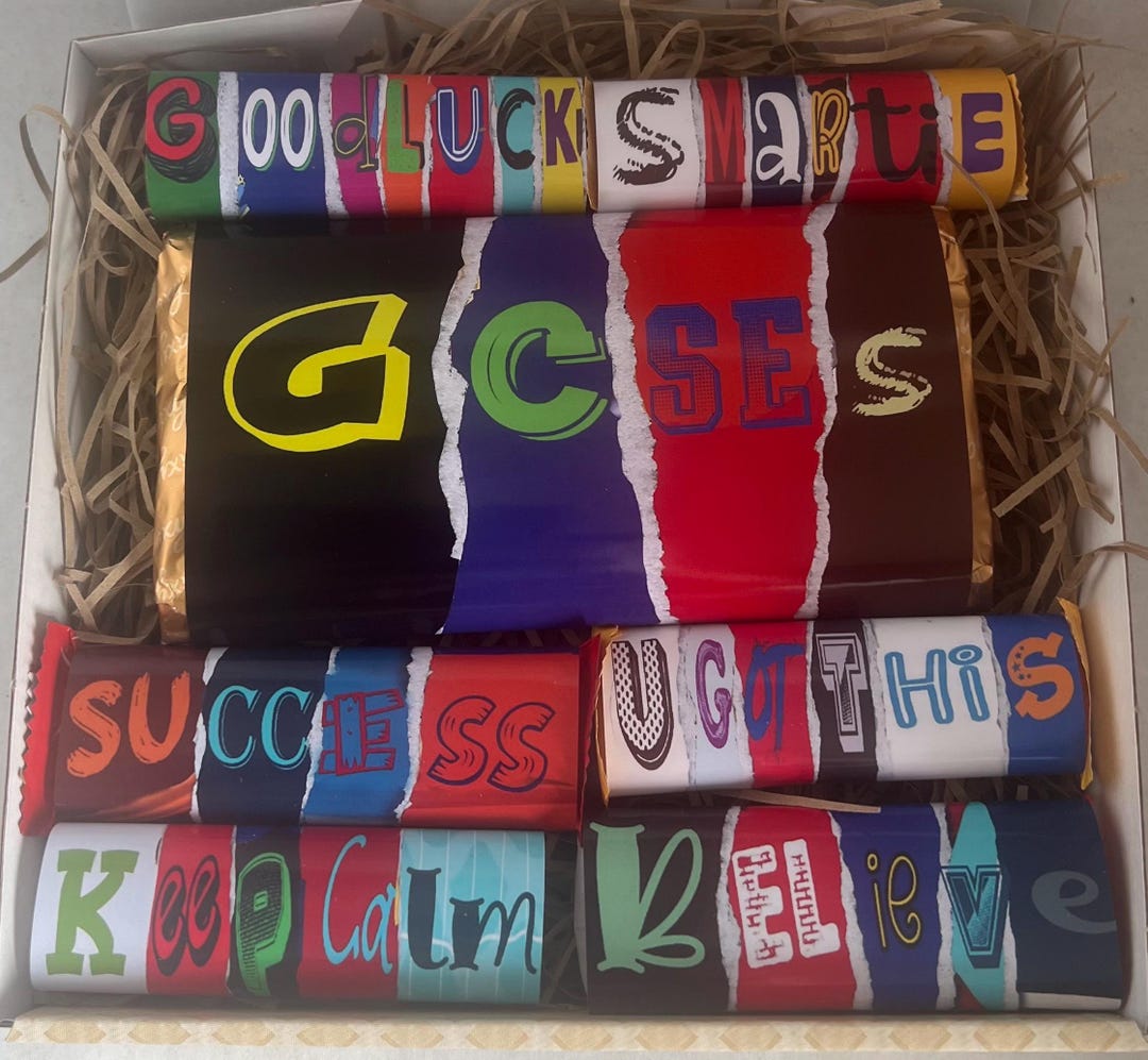 GCSE Exam Good Luck Chocolate Gift Box - Etsy UK