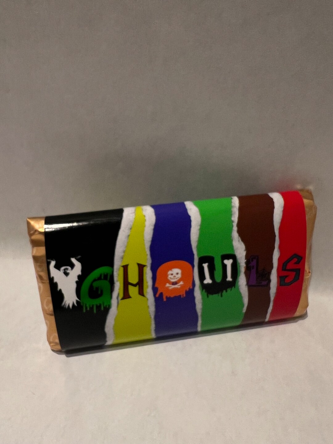 Halloween Ghouls Chocolate Bar Wrapper: 110g Galaxy Style (digital ...