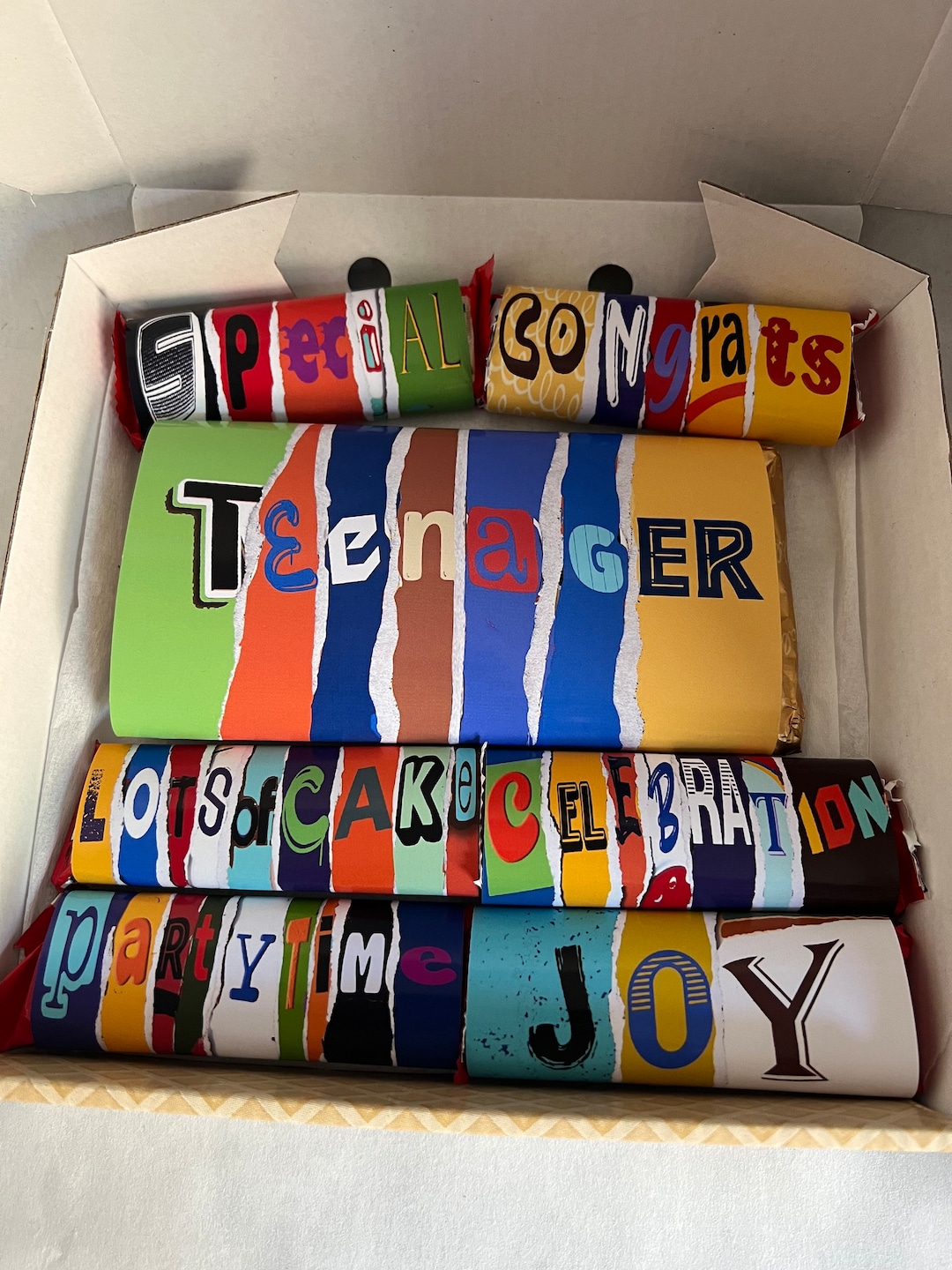 Teenager Chocolate Gift Box: Branded Candy Hamper - Etsy