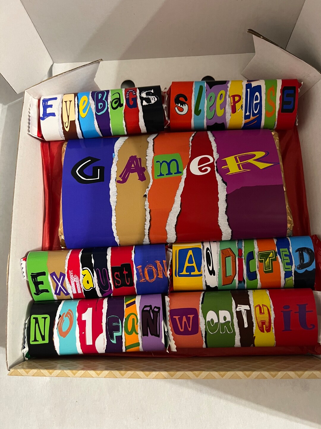 Gamer Chocolate Gift Box: Funny Novelty Candy Hamper - Etsy