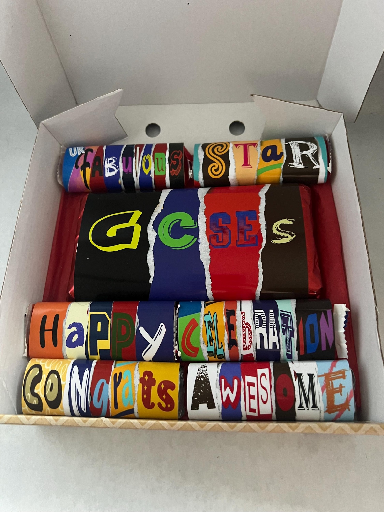 GCSE Exam Well Done Gift Box. Congratulations on Passing Your Exams ...
