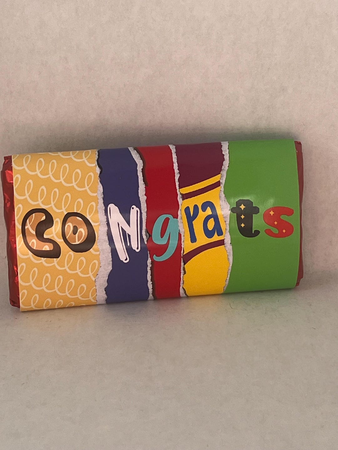 Congrats, Well Done Chocolate Bar & Wrapper. Gift for Him or Her.choice ...