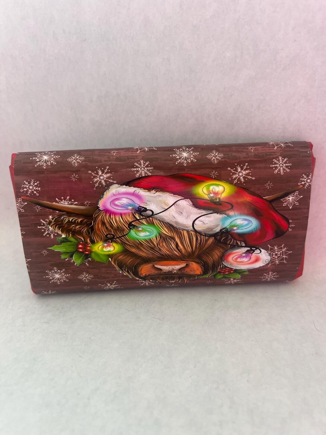 Christmas Highland Cow Themed Chocolate Bar.gift for Him or Her Choice ...