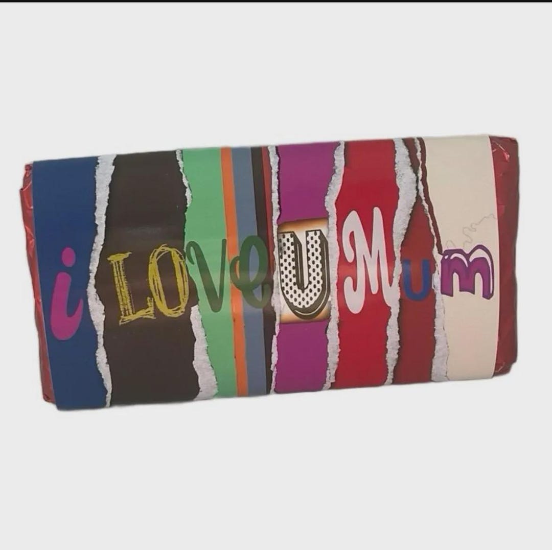 I Love You Mum Chocolate Bar Wrapper - 3 Bar Sizes Digital Download ...