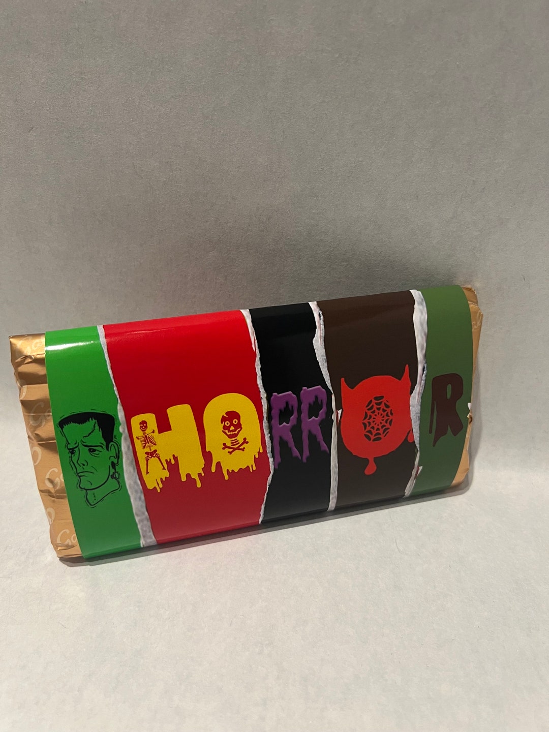 Halloween Horror Chocolate Bar Wrapper: Galaxy 110g (digital Download ...