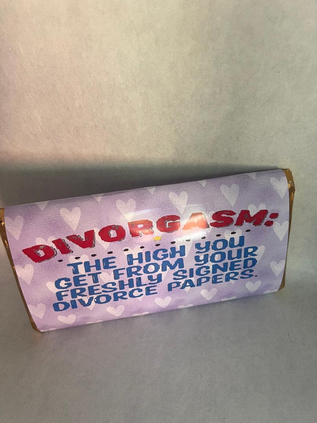 Divorce, Rude,funny, Isulting Chocolate Bar Wrapper - Digital Download ...