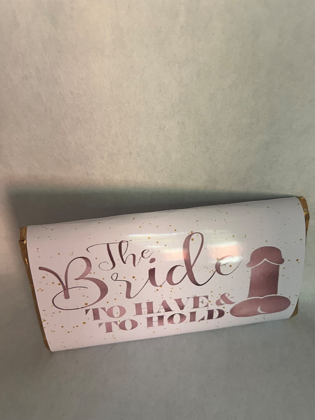 Bride, Rude, Bridal Shower Chocolate Bar & Wrapper.for Xmas, Birthday ...