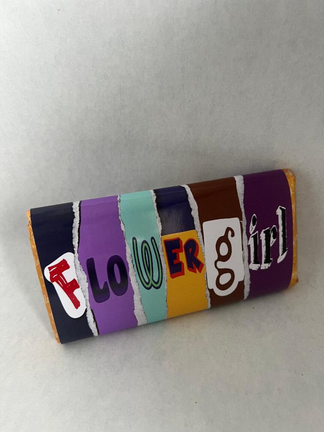 Flowergirl, Wedding, Chocolate Bar Wrapper - Digital Download, Print at ...