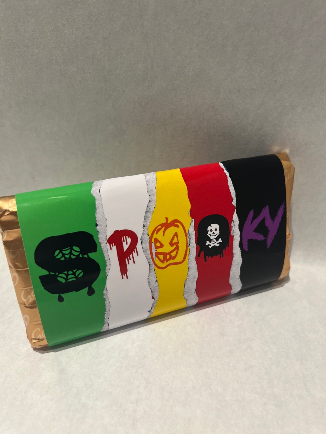Spooky Halloween Chocolate Bar Wrapper: DIY Gift (digital Download) - Etsy