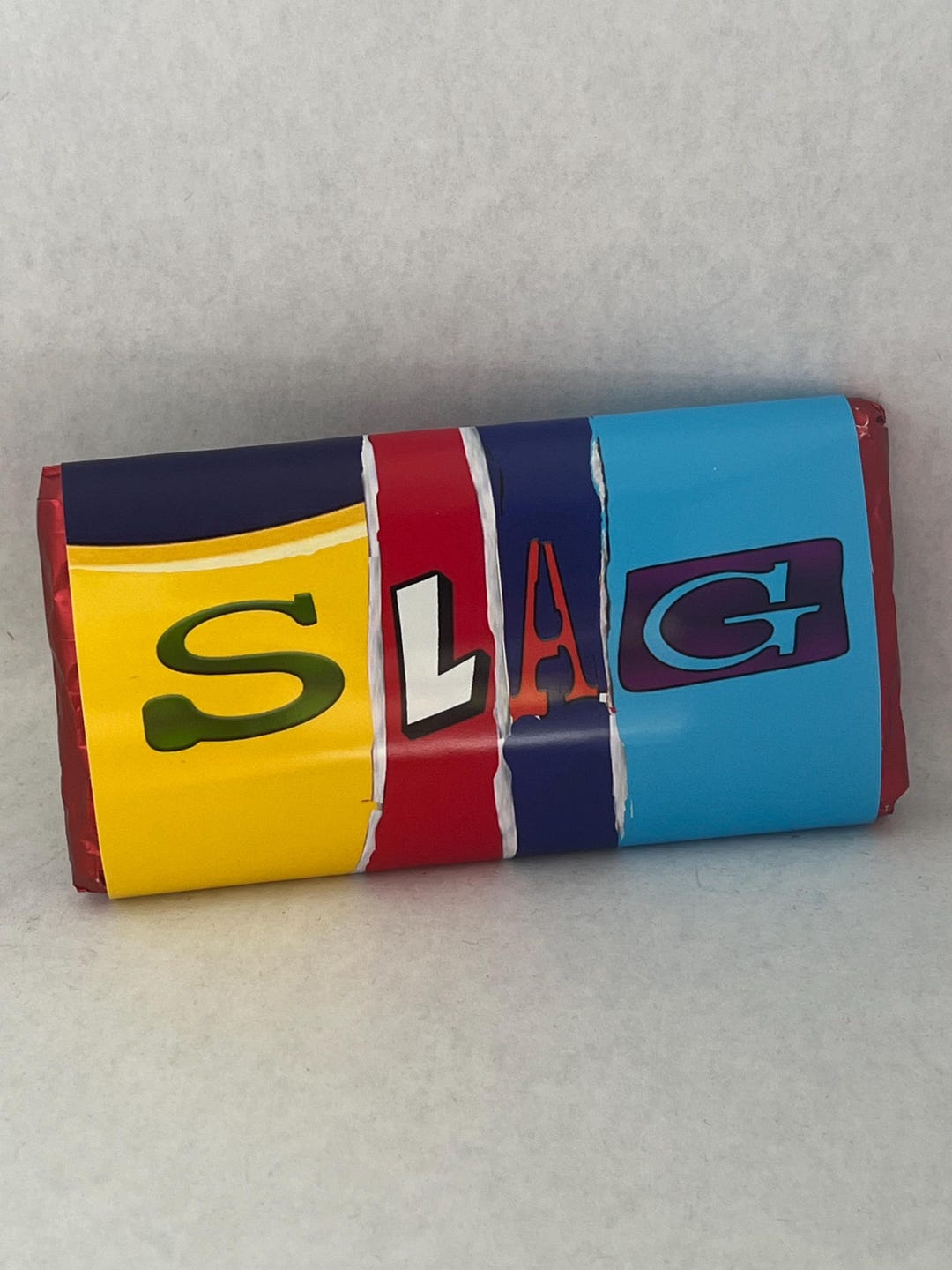 Slag Funny Chocolate Bar Gift: Wrapper, Novelty Treat - Etsy