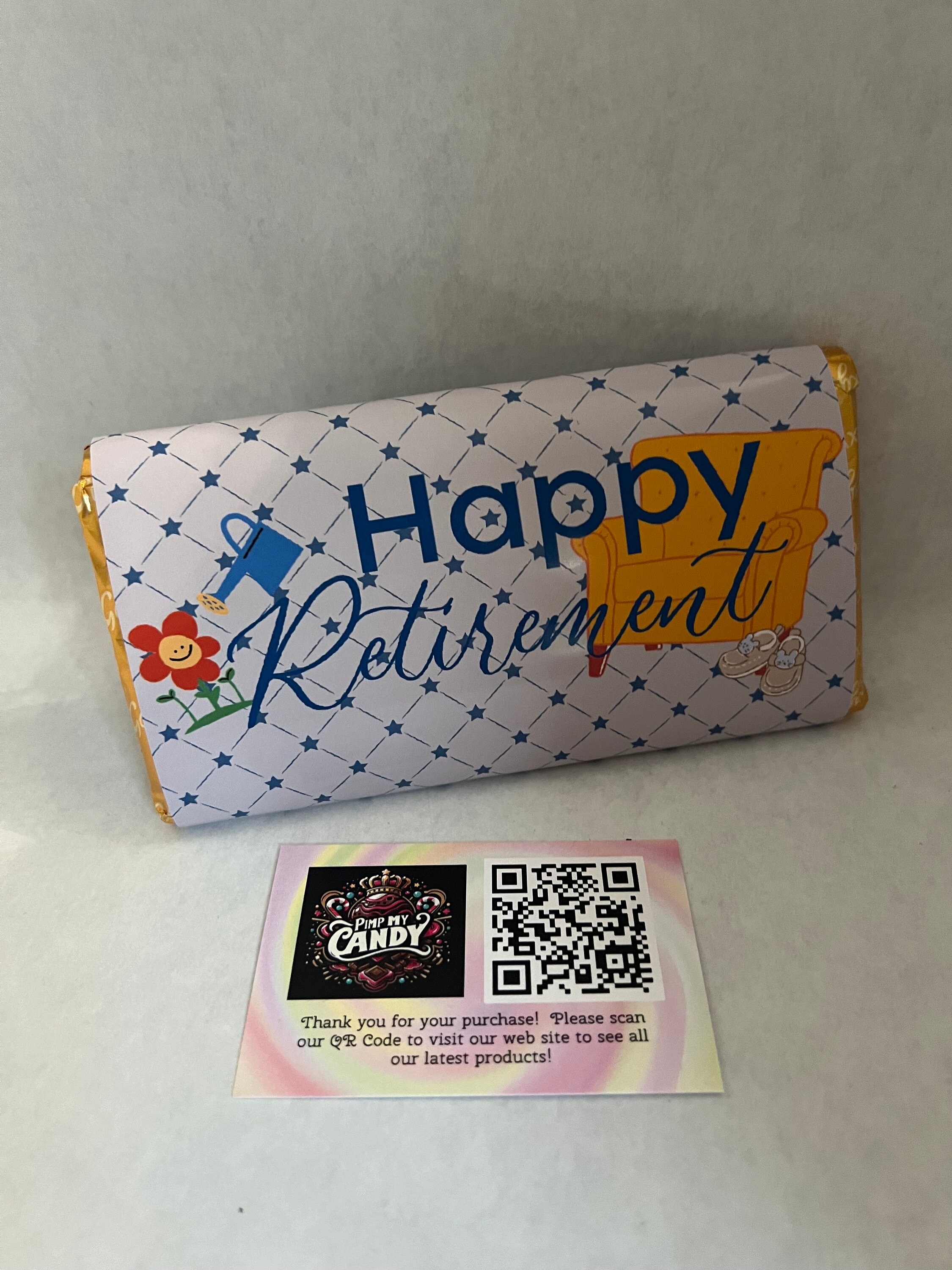 Happy Retirement, Leaving, Goodbye, Chocolate Bar & Wrapper. Gift for ...
