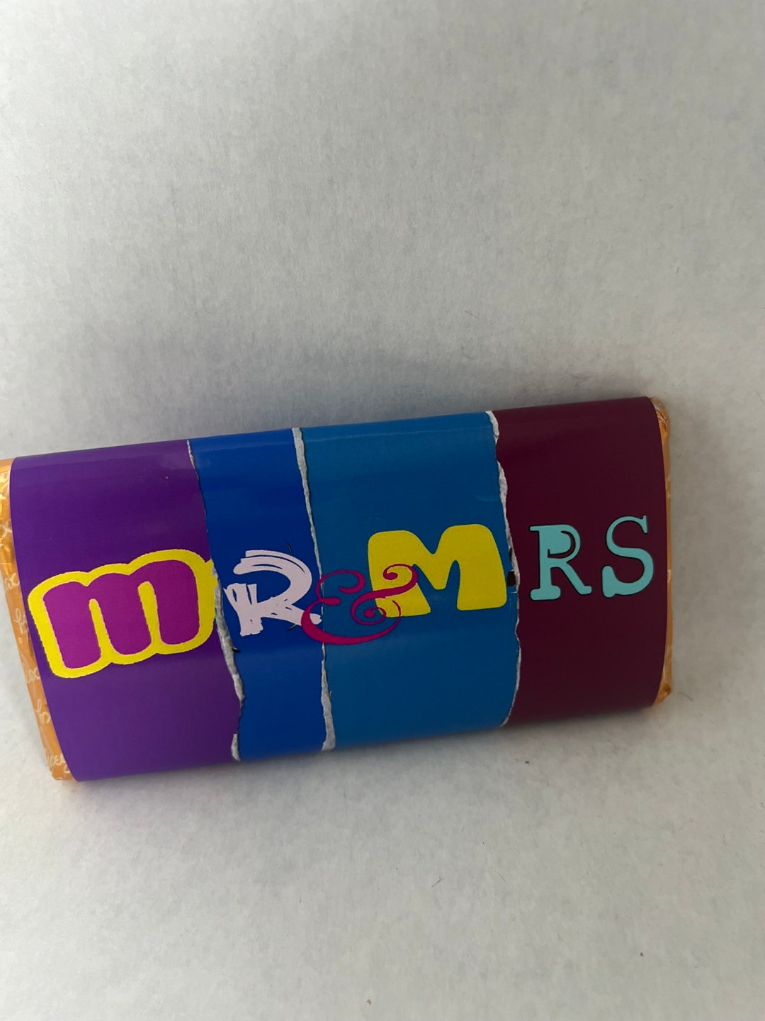 Mr and Mrs,engaged,chocolate Bar & Wrapper. Gift for Him or Her.choice ...