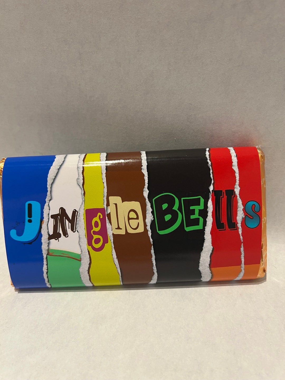 Jingle Bells Chocolate Bar: Novelty Gift - Etsy