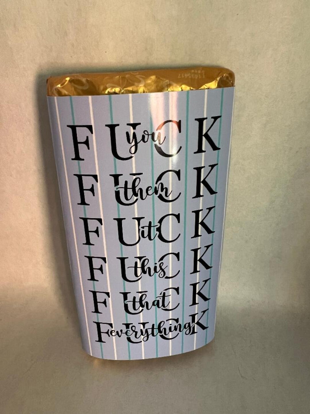 Funny Rude Chocolate Bar Wrapper: Insulting Gift (digital Download) - Etsy
