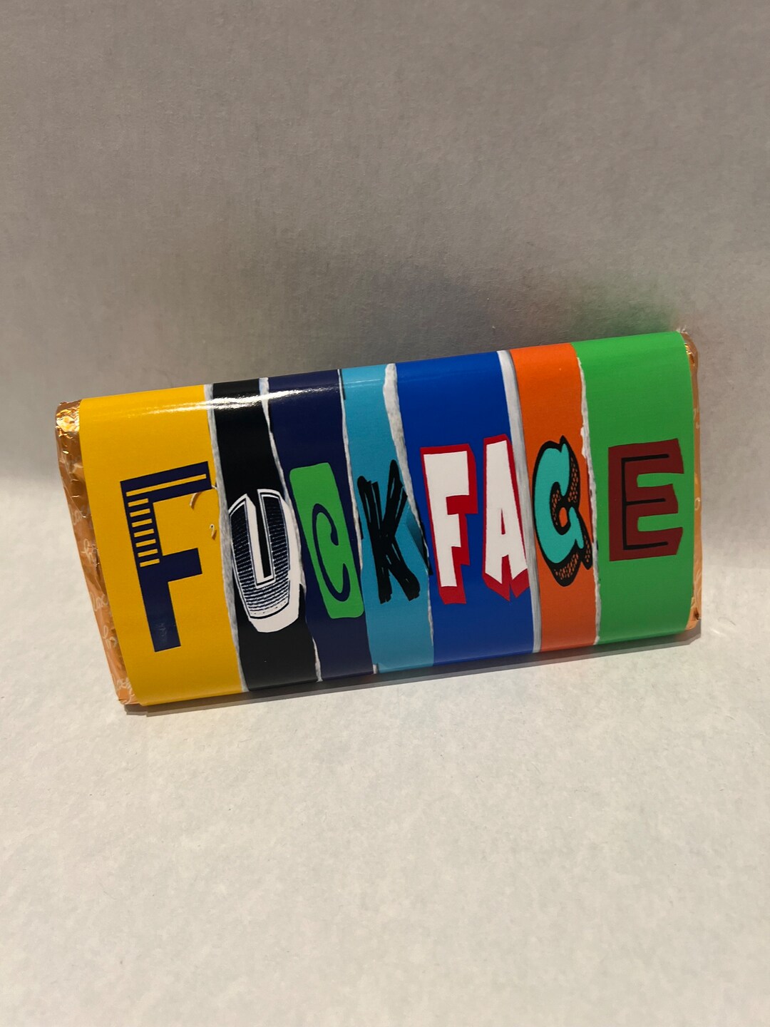 Fuckface,rude Chocolate Bar & Wrapper. Gift for Him or Her.choice of ...