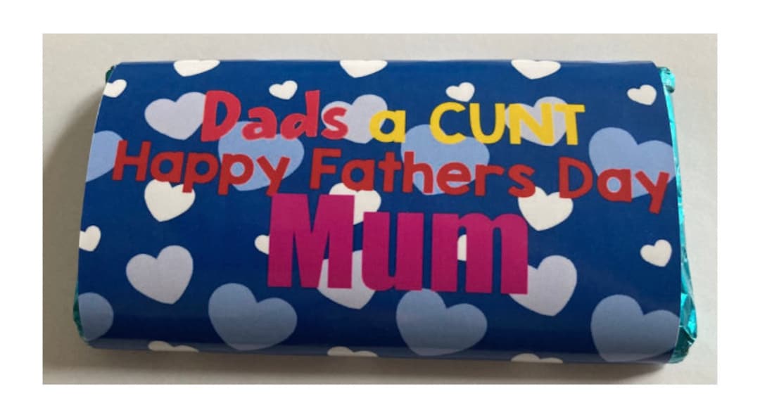 Happy Father’s Day Mum Chocolate Bar Wrapper - Digital Download - Etsy