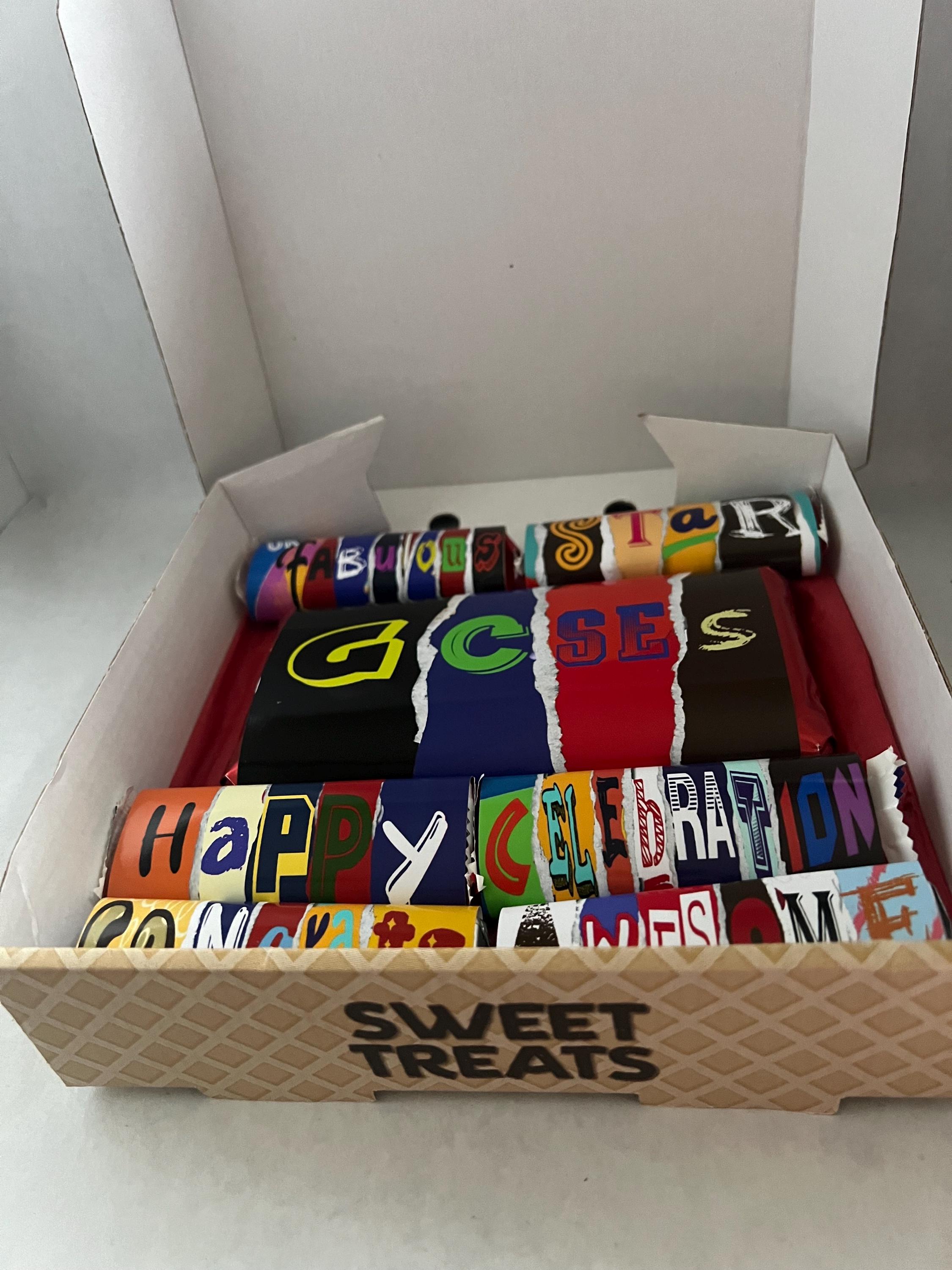 GCSE Exam Well Done Gift Box. Congratulations on Passing Your Exams ...