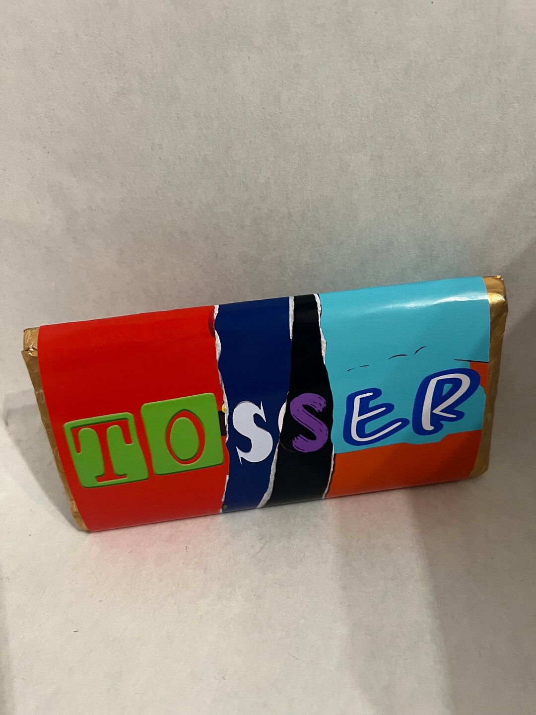 Tosser, Joke, Chocolate Bar & Wrapper. Gift for Him or Her.choice of ...