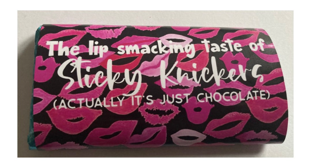 Rude Chocolate Bar Wrapper Fits 95-110g Chocolate Bars - Digital ...