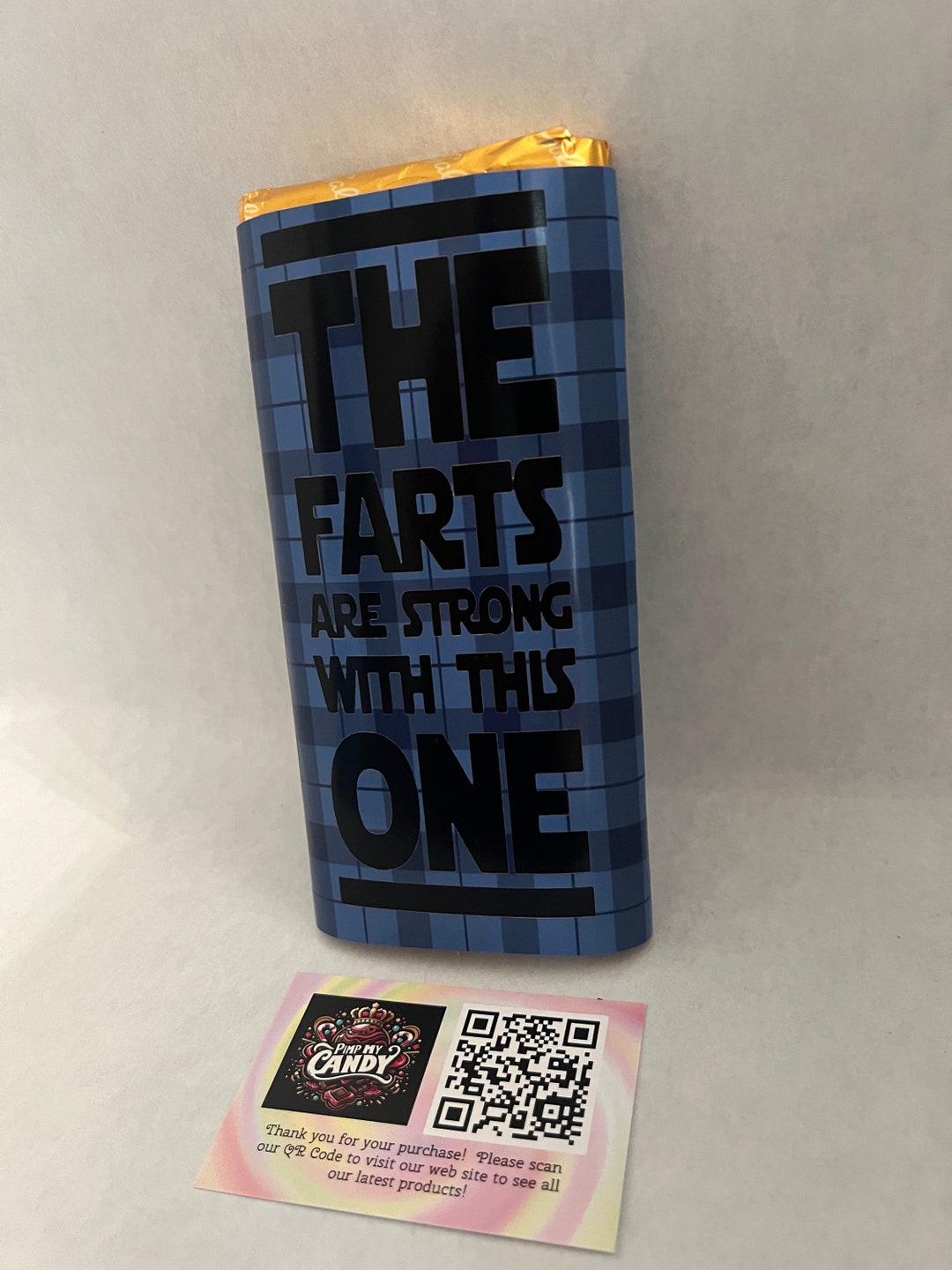 Farts Themed Funny Chocolate Bar & Wrapper. Gift for Him or Her. Choice ...