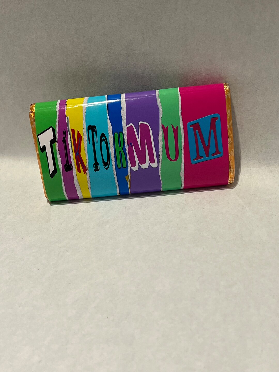Tiktok Mum, Chocolate Bar & Wrapper.for Xmas, Easter, Birthdays ...