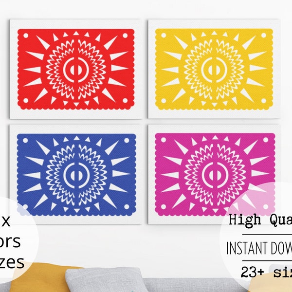 Papel Picado Wall Art - Etsy