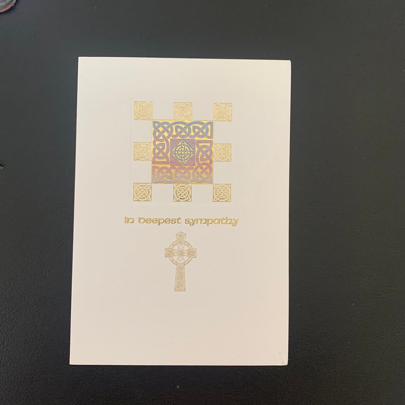 Irish Sympathy Card - Etsy