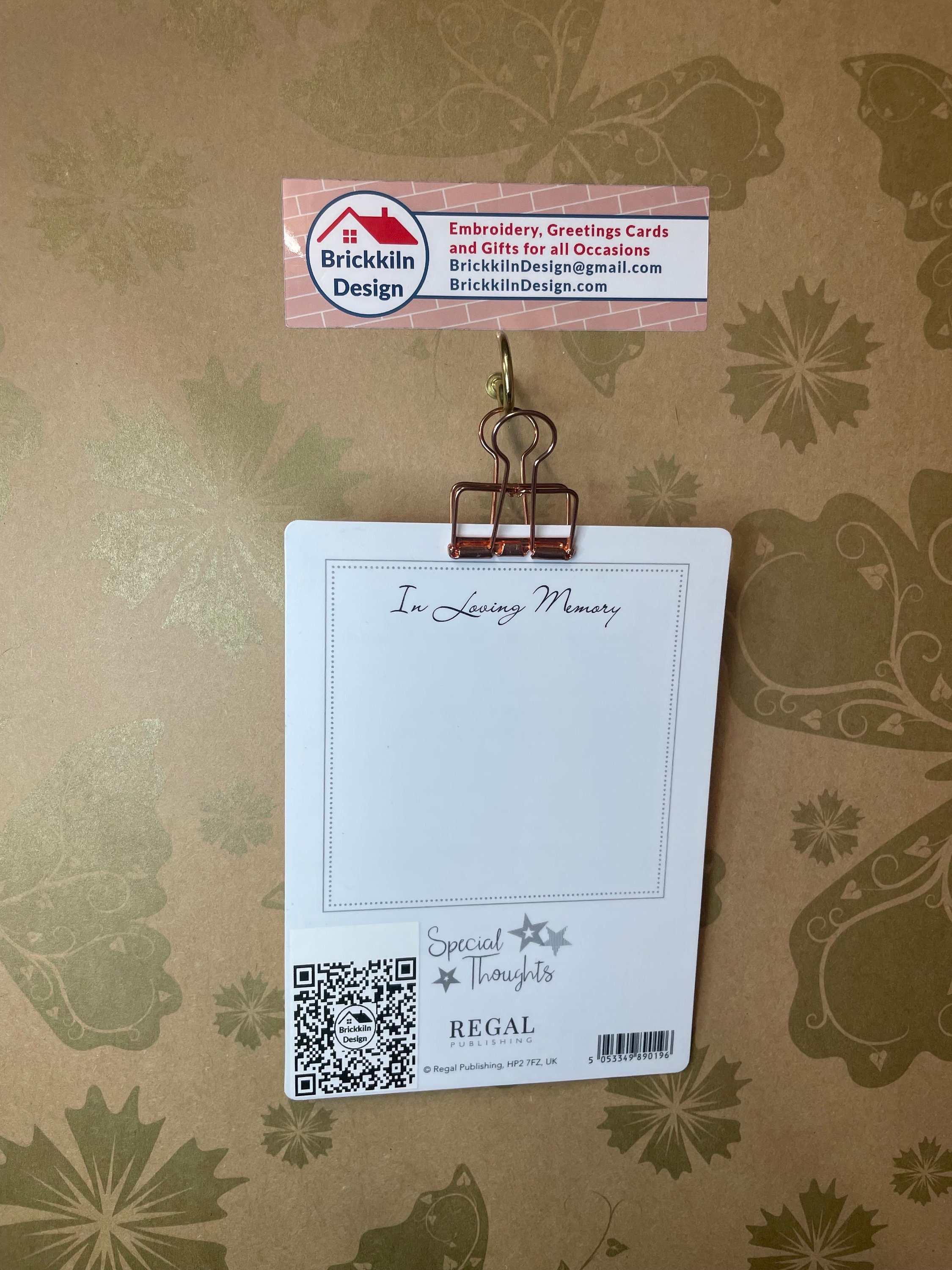 In Loving Memory of A Dear Loved One Graveside Card - Etsy