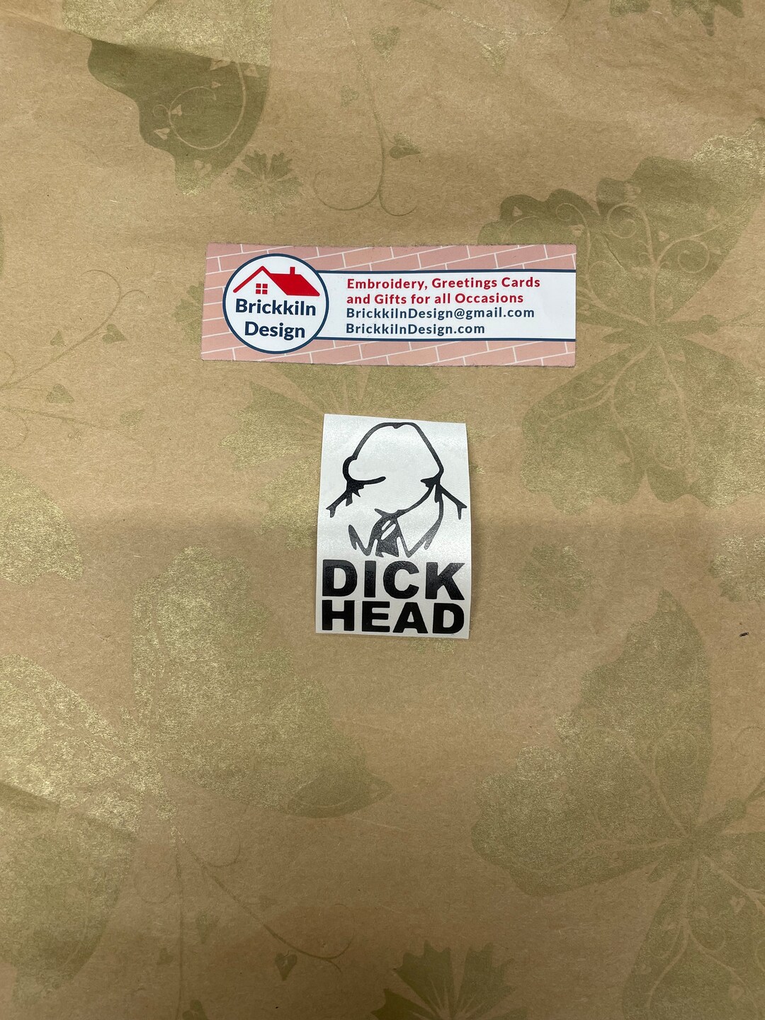 Dickhead Rude Funny Vinyl Decal Sticker - Etsy
