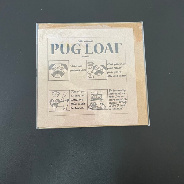 Pug Loaf - Etsy
