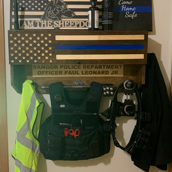 Police Gear Rack - Etsy