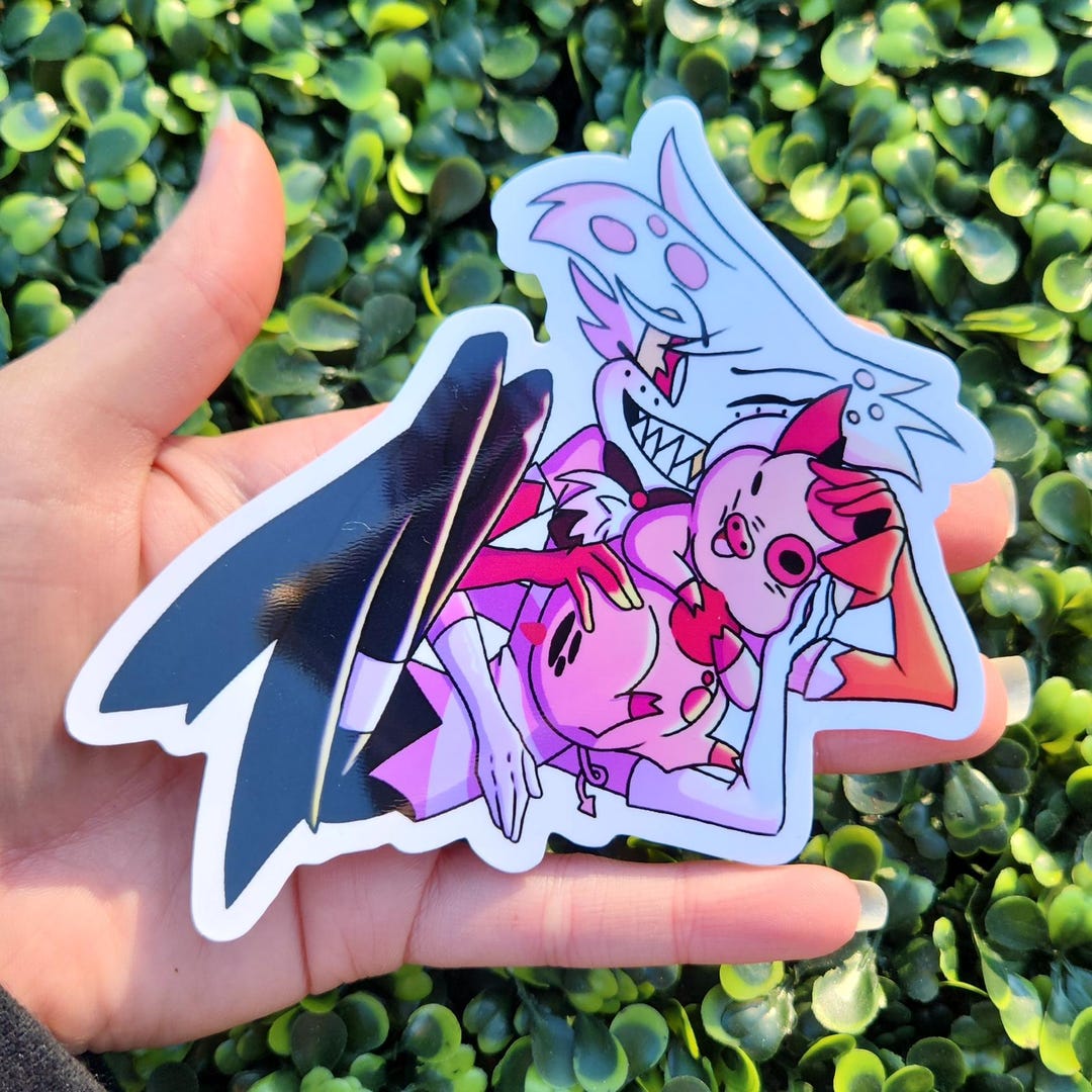 Angel Dust Sticker | Hazbin - Etsy