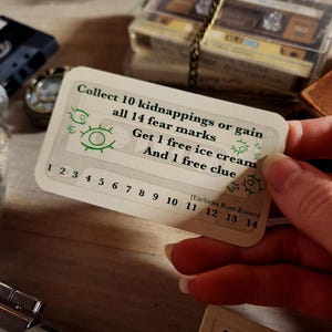 Archivist Kidnapping Punch Card | the Magnus Archives | Bookmark | Mini ...