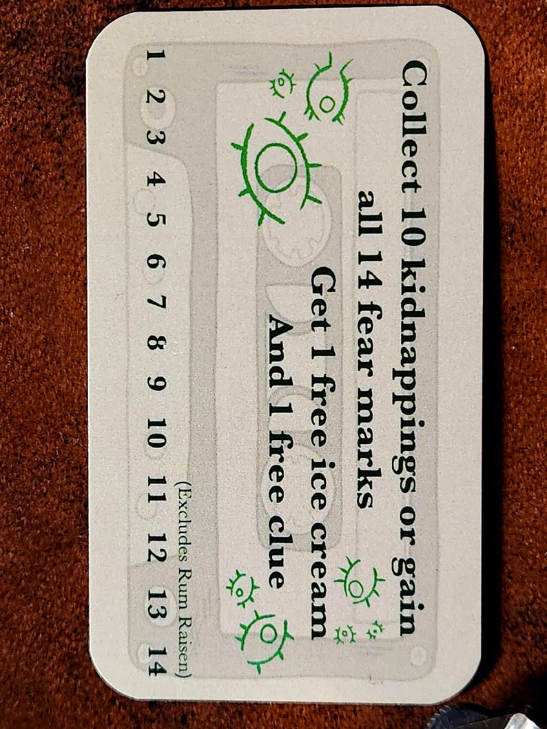 Archivist Kidnapping Punch Card | the Magnus Archives | Bookmark | Mini ...