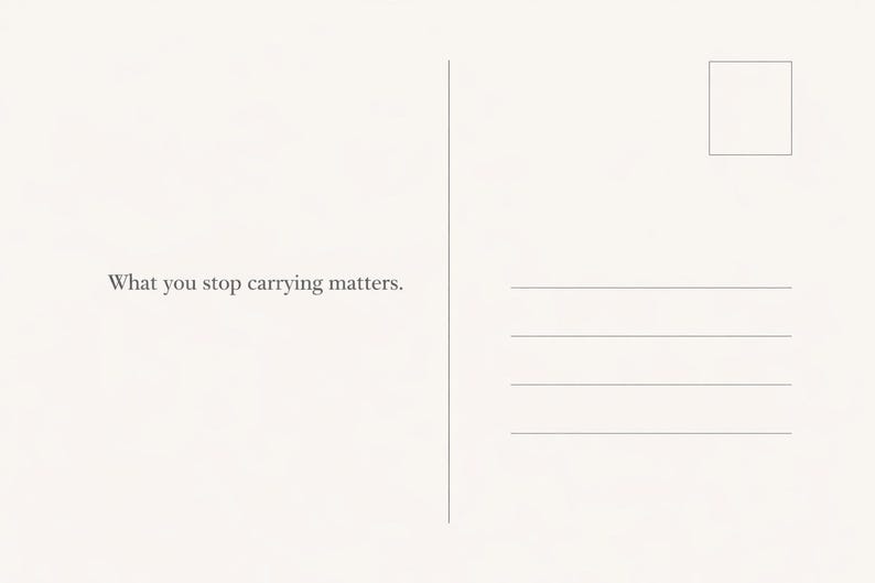 Peace is a Complete Sentence Printable Postcard | Minimal Affirmation ...
