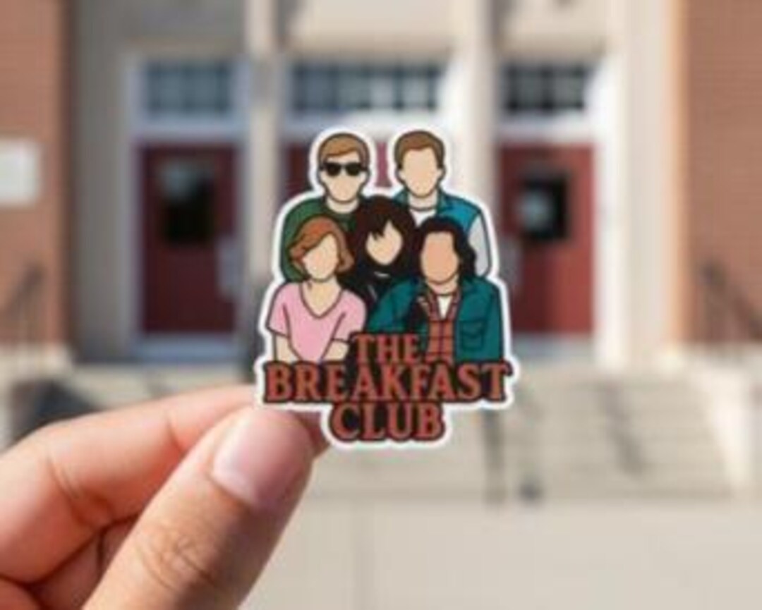 The Breakfast Club Sticker | Die-cut Sticker - Etsy