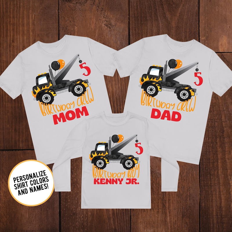 Tow Truck Shirt Custom - Etsy