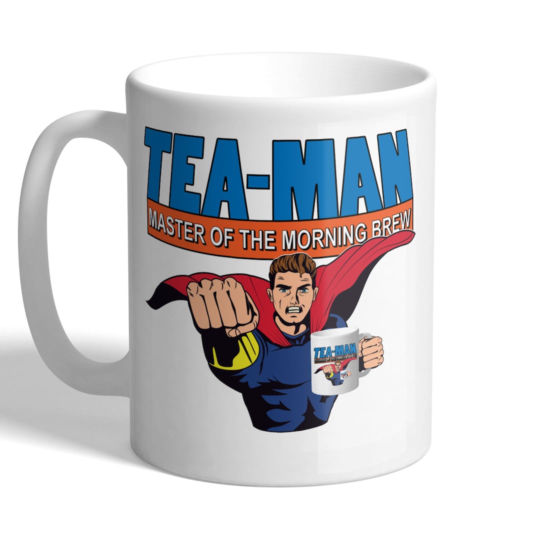 Tea-man Master of the Morning Brew Funny Mug - Etsy UK
