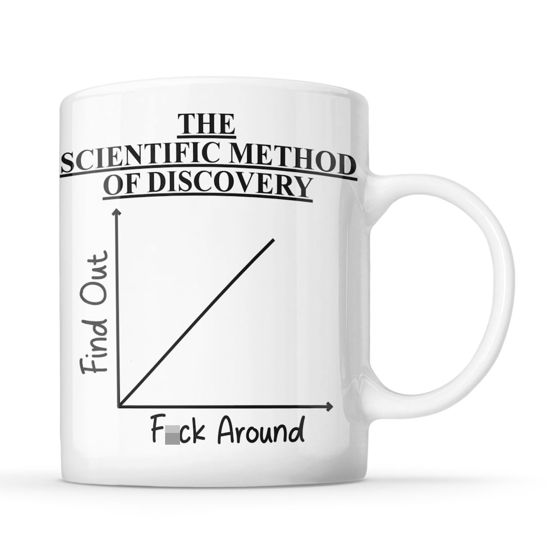 Scientific Method of Discovery - Funny Science/lab Graph Mug - Etsy UK