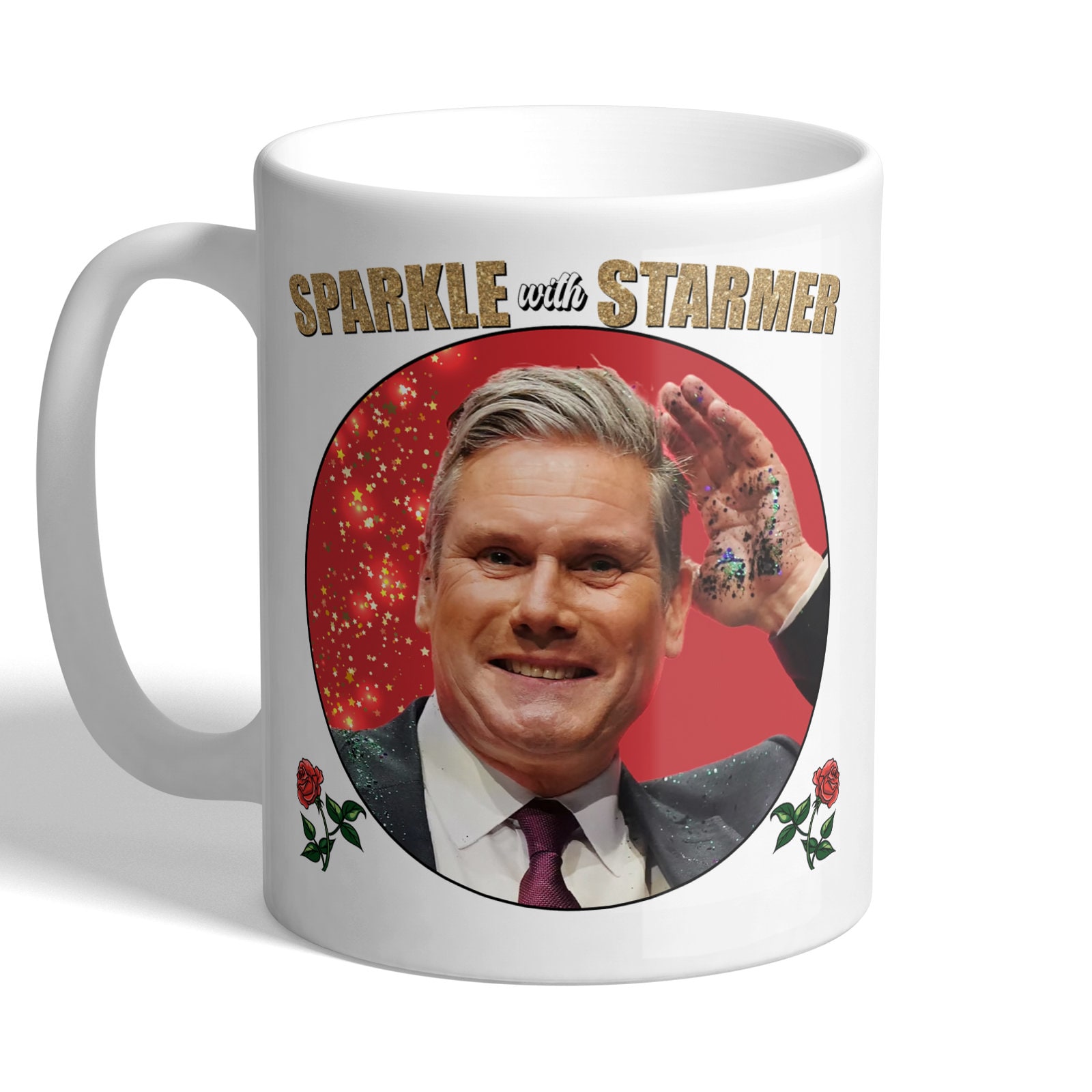 Sparkle With Starmer Labour Party Glittergate/glitter Bomb Politics Mug ...