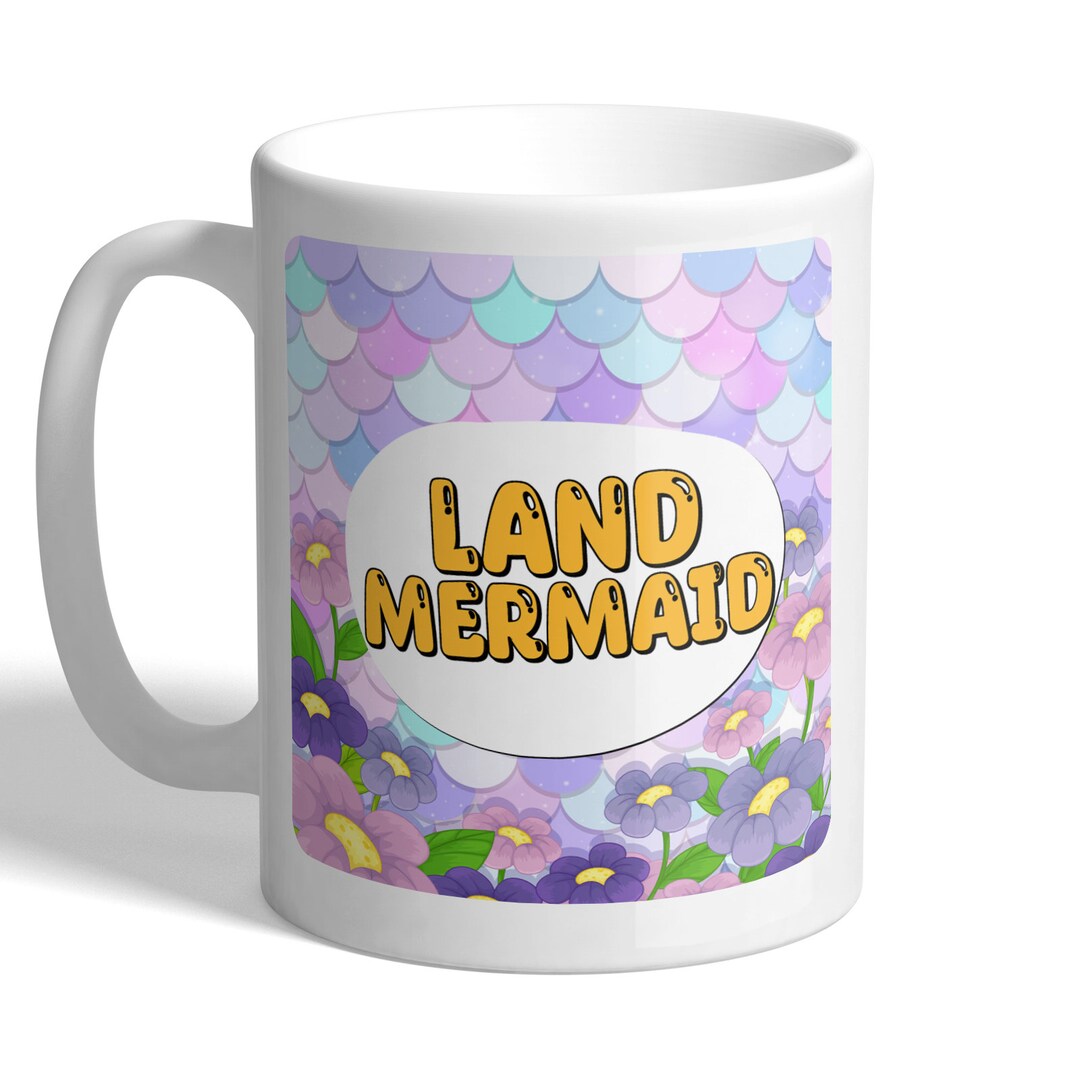 Land Mermaid Girlfriend, Wife Mug - Etsy