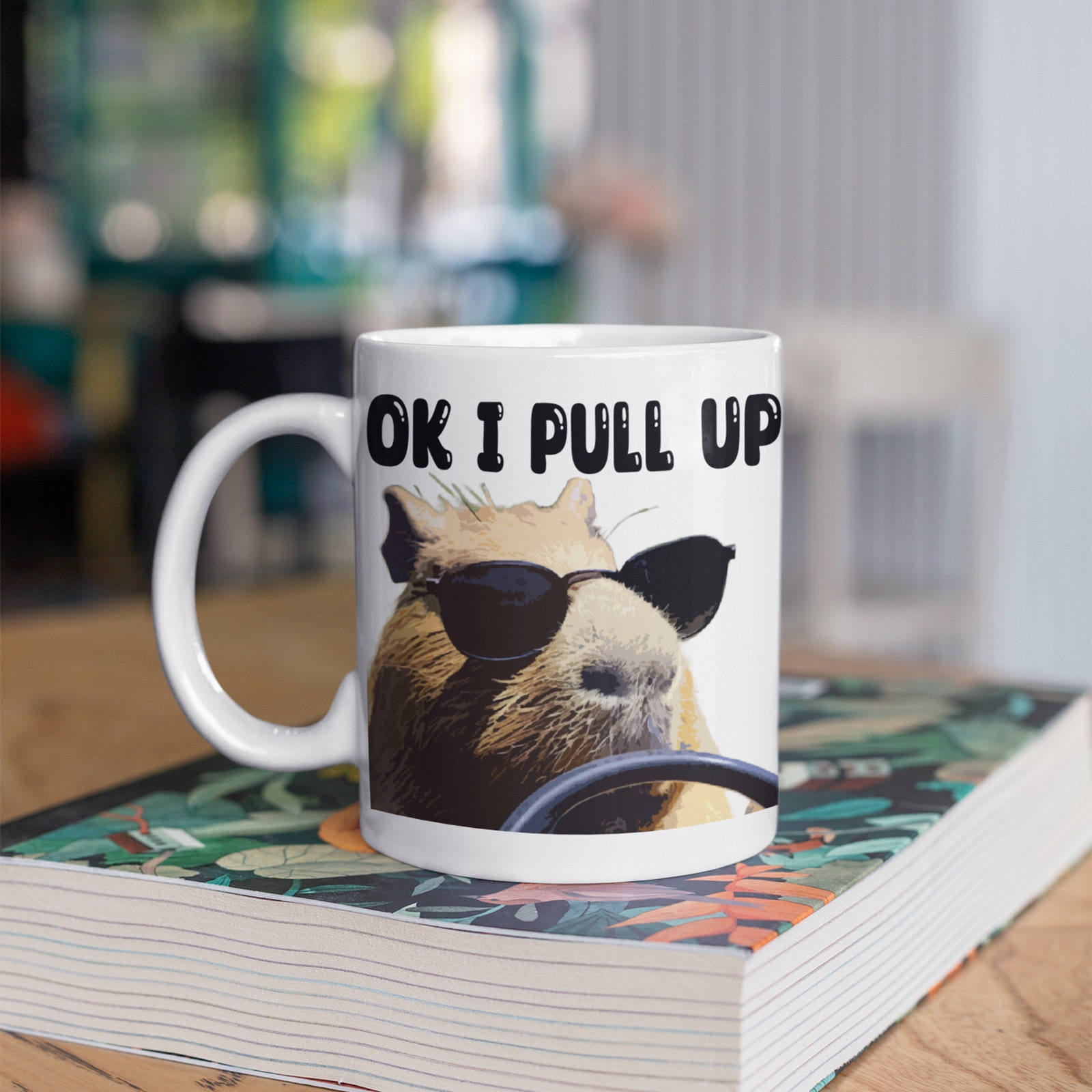 Capybara Ok I Pull up Meme Mug - Etsy UK